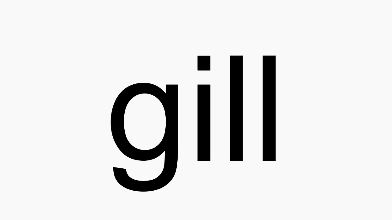 How to pronounce gill - YouTube