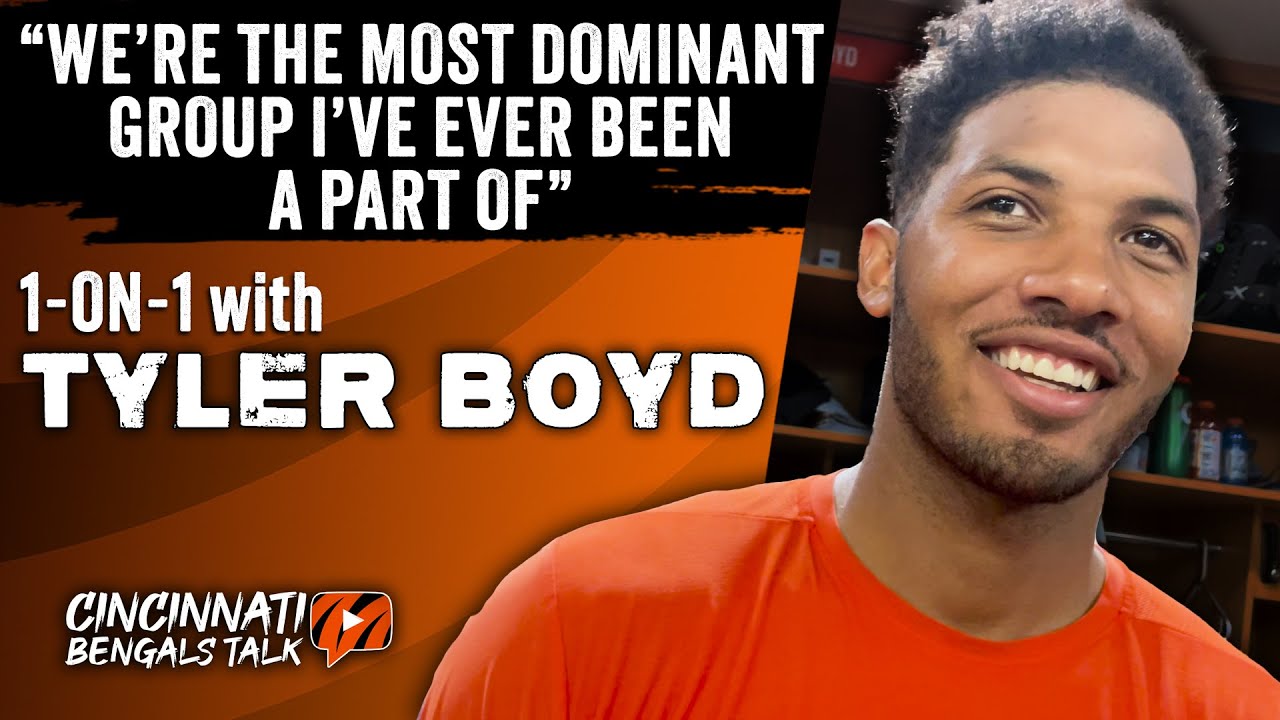 Tyler Boyd on Bond With Bengals Star Receivers, Potential of Rookies ...