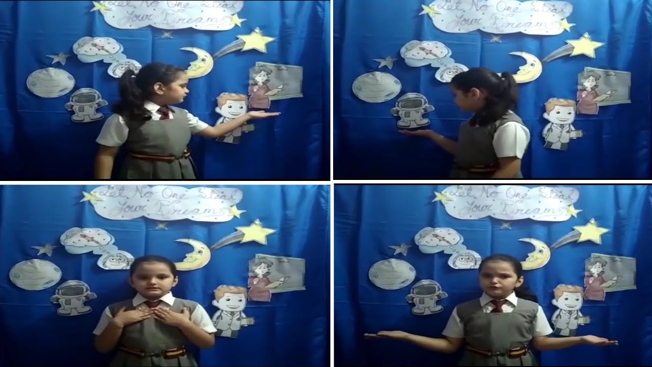 1st Prize Winner || Online English Poem Recitation by Ekakshi with ...