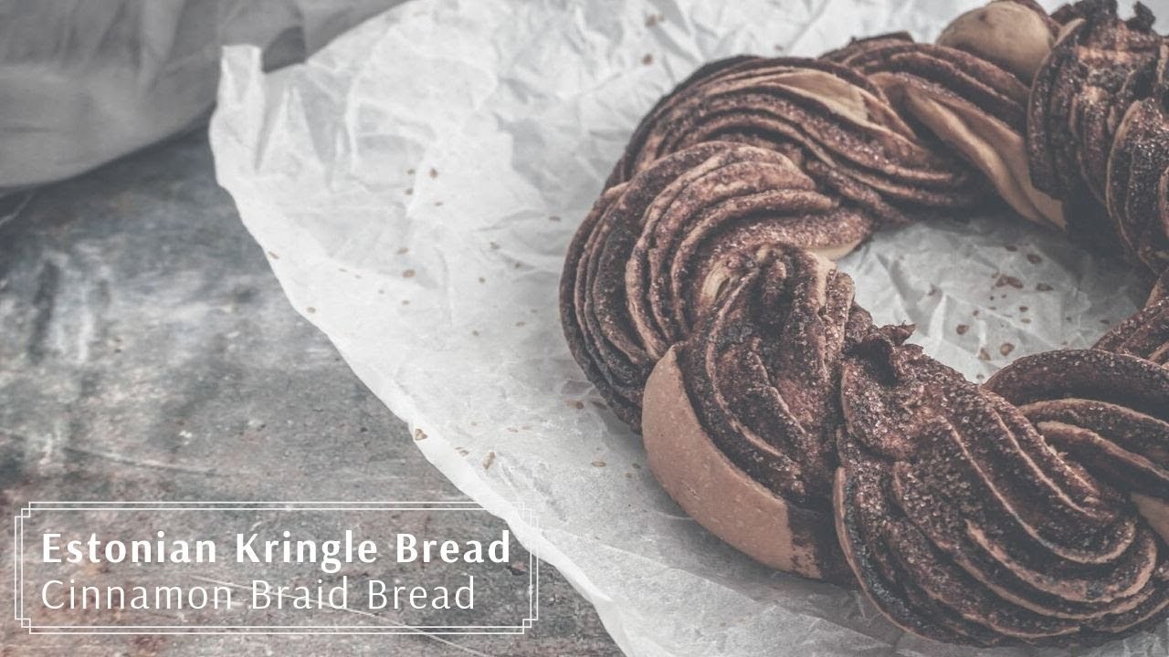 ASMR Cooking: How to make Estonian Kringle | Cinnamon Braided Bread ...
