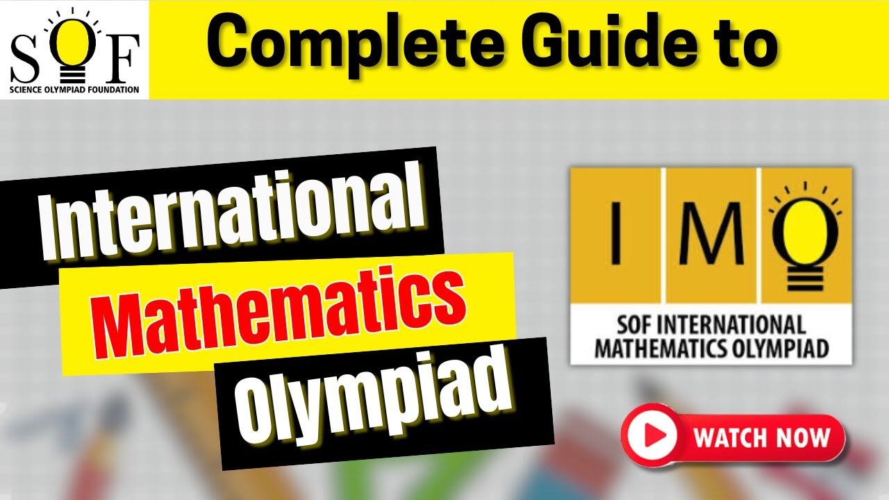 Complete Guide to International Mathematics Olympiad IMO by SOF | DNC ...