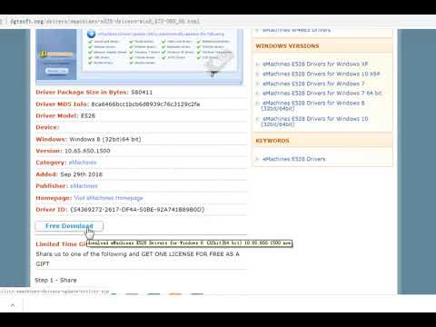 eMachines E528 Drivers for Windows 8 (32bit|64 bit) 10.65.650.1500 ...