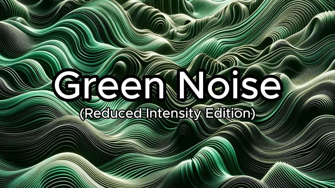 Green Noise (Reduced Intensity Edition) - 12 Hours for Tinnitus - YouTube