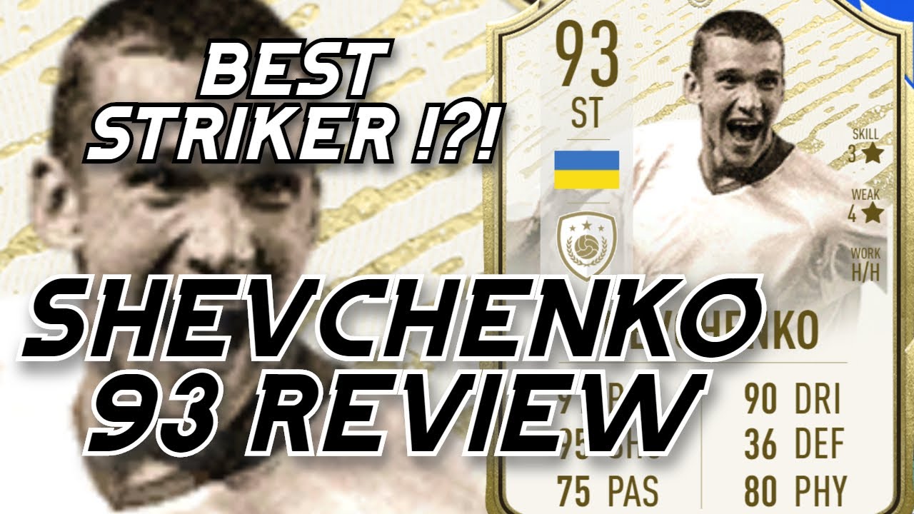 SHEVCHENKO 93 ICON MOMENTS FIFA 20 PLAYER REVIEW - YouTube