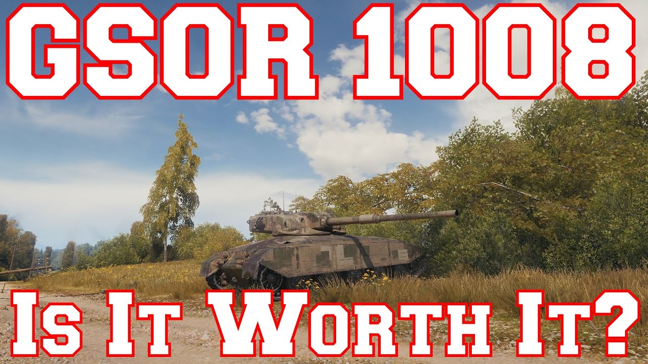 World of Tanks: Tank Review: GSOR 1008 (Ace Tanker Gameplay) - YouTube