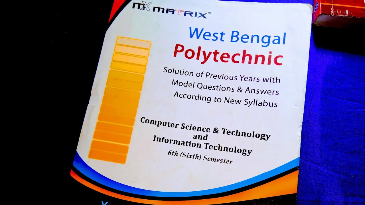 Final Year Computer Department CST Book | 6th Semester Computer ...