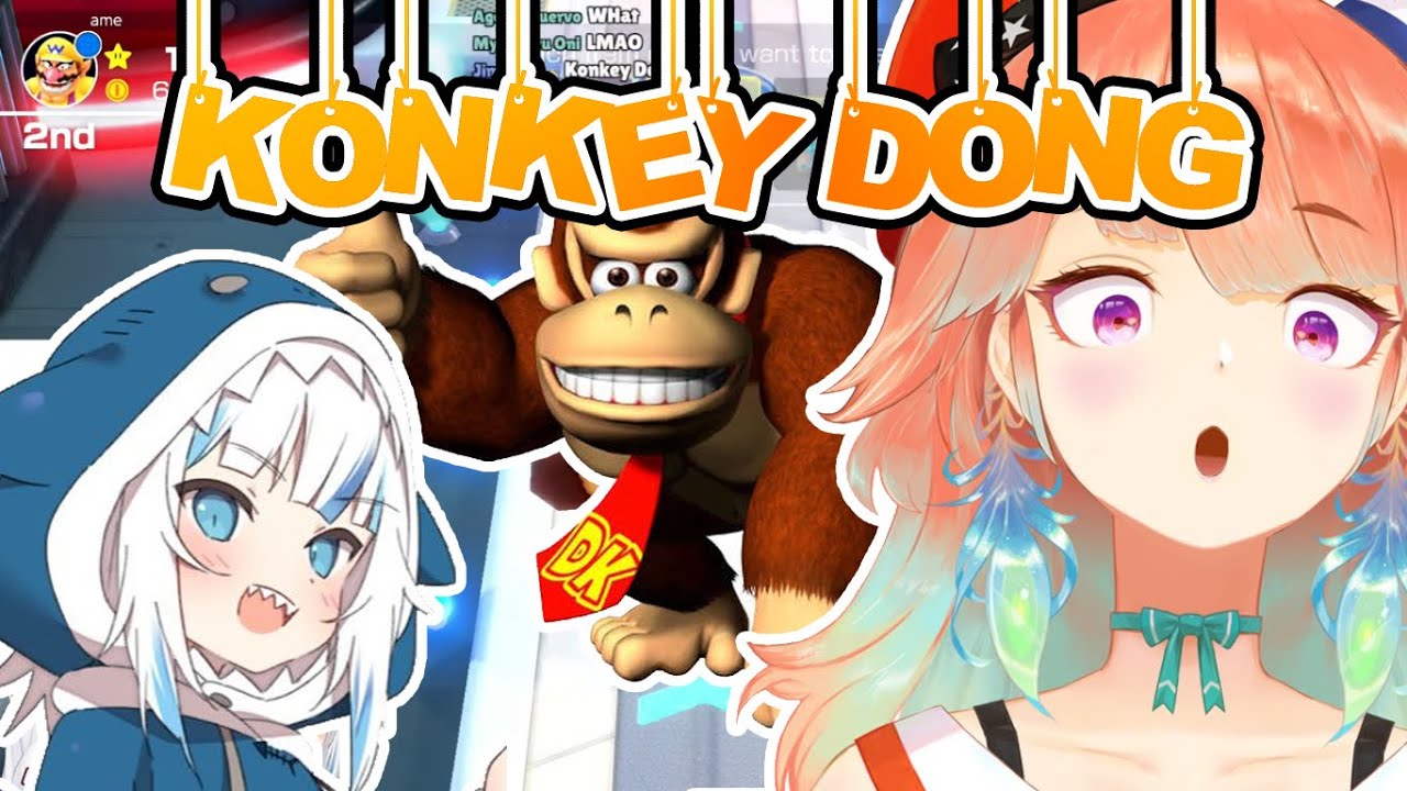 [ENG SUB/Hololive] Kiara can't stop laughing over Gura saying "Konkey Dong" - YouTube