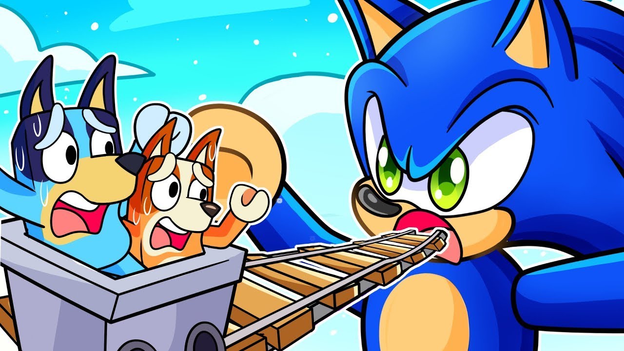 SONIC EATS BLUEY and BINGO on ROBLOX! 😱 - YouTube