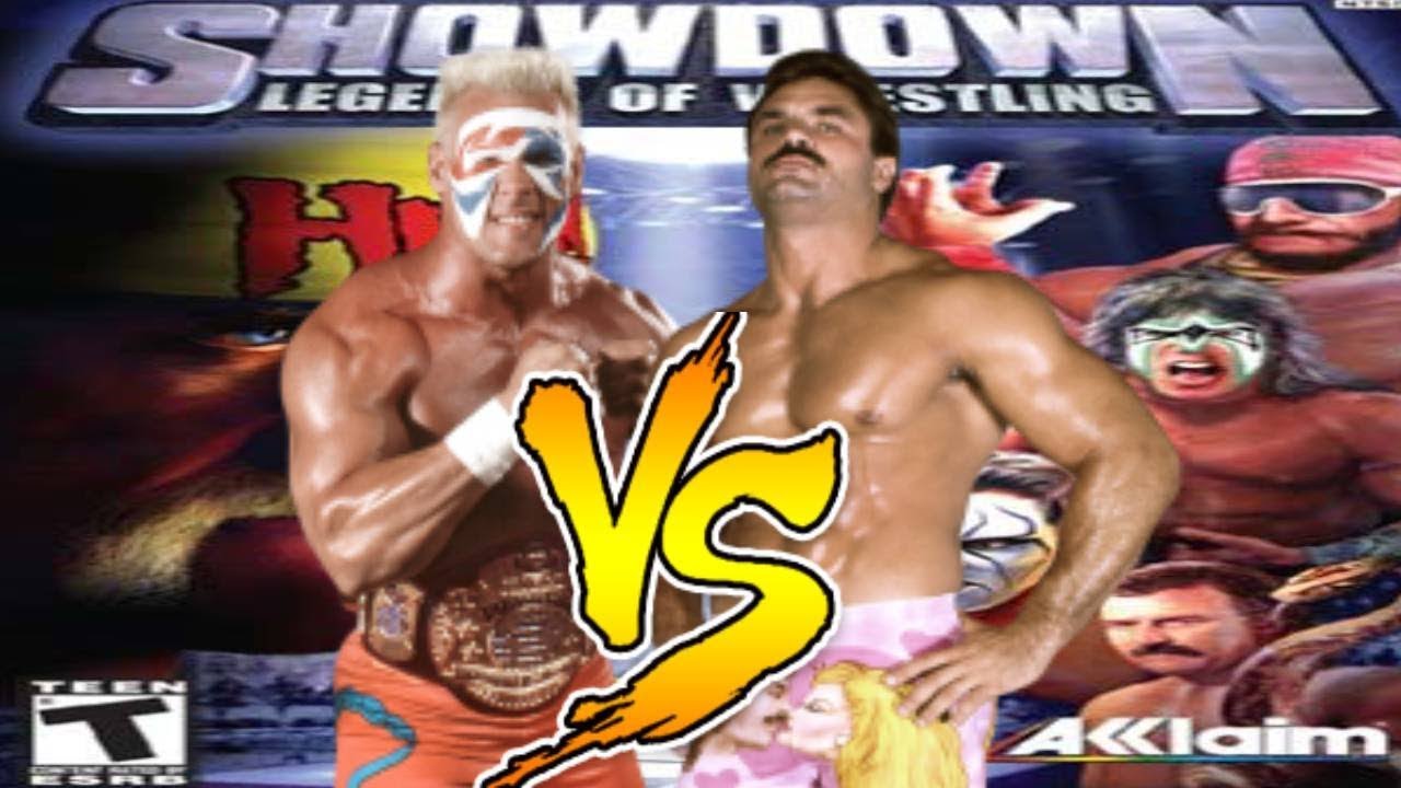 Showdown Legends Of Wrestling Sting vs Rick Rude - YouTube