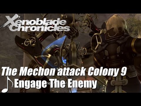 The Mechon attack Colony 9 - Engage The Enemy - Xenoblade Chronicles ...