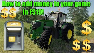 Fs19 How To Cheat In Money To Your Savegame Pc Only Farming Simulator ...