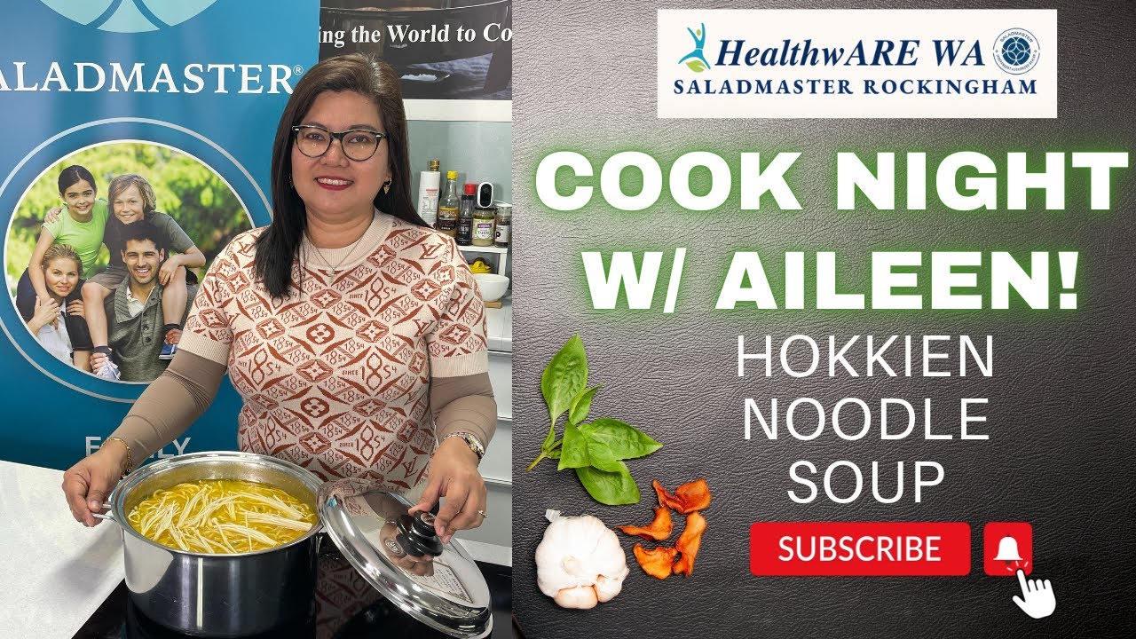 'Cook Night w/ Aileen!' Recap - Hokkien Noodle Soup - YouTube