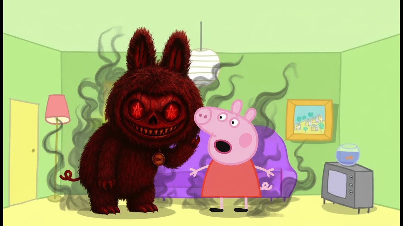 Peppa Pig – CURSED Episode: The labubu and dark smoke - YouTube