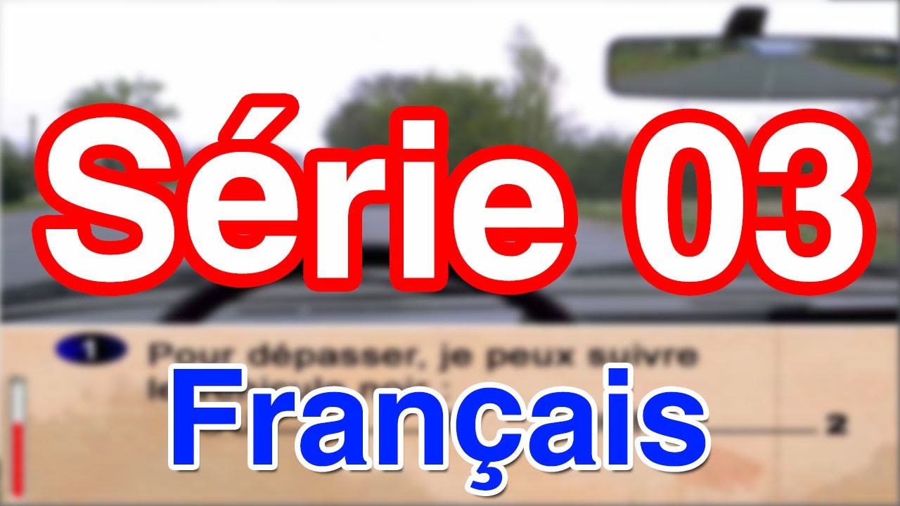 Code De La Route Au Maroc ( FR ) - Série 03 - YouTube