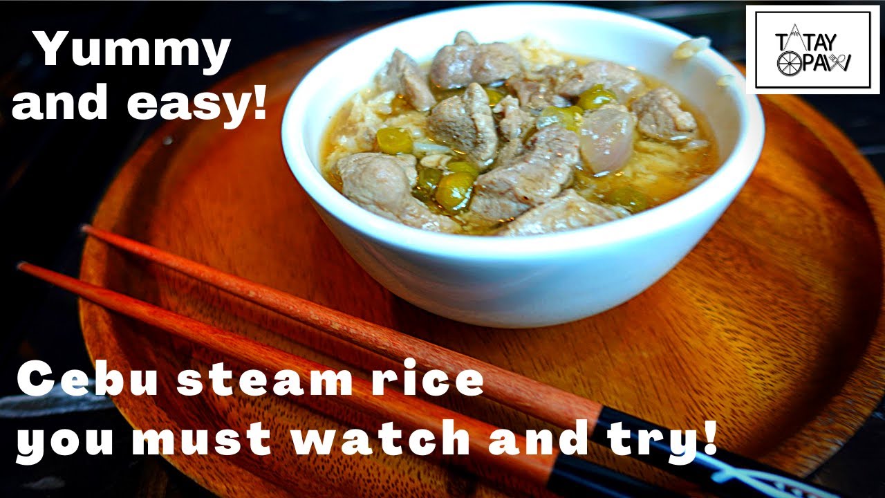 CEBU STEAMED FRIED RICE | YUMMY EASY AND INSTANT | CEBU STYLE - YouTube