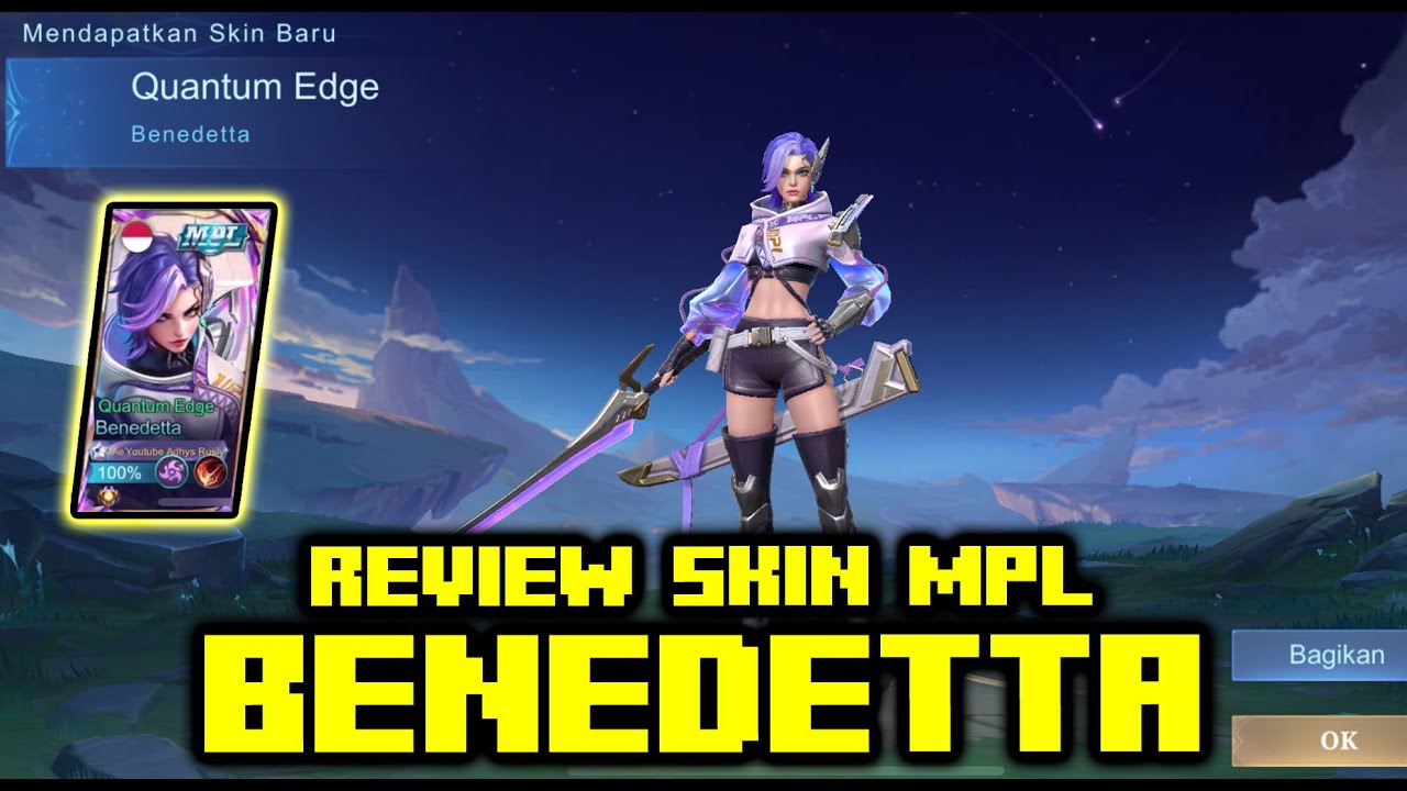 Review skin mpl benedetta terbaru mobile legends - YouTube