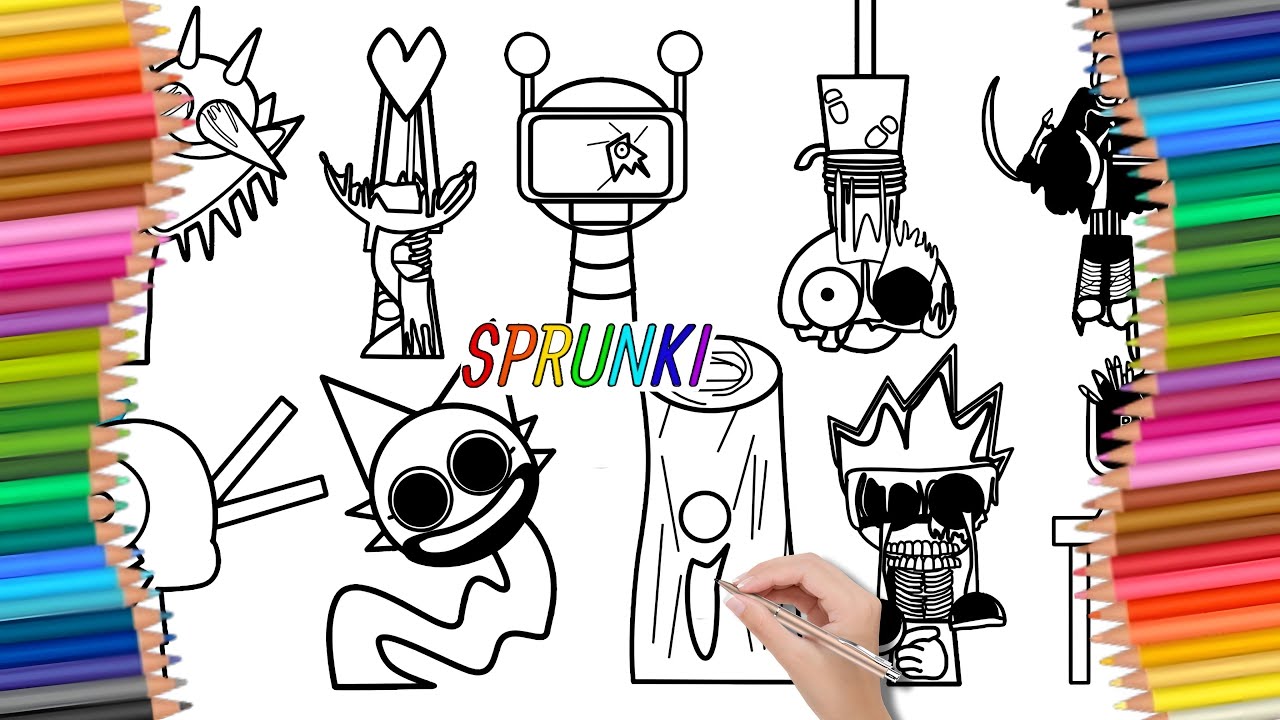 Sprunki Coloring Pages New How to Color INCREDIBOX SPRUNKI Phase 8 Part ...