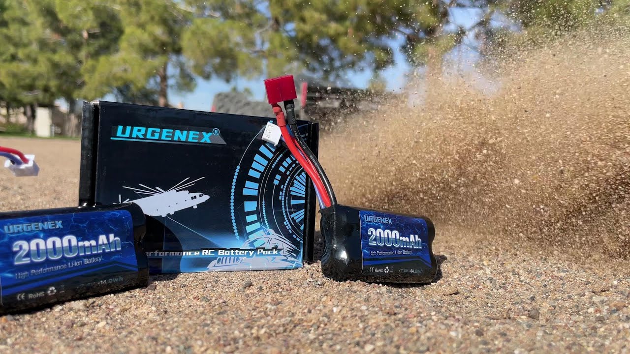 18650 7.4V 2000mAh Deans T Plug RC Battery High Performance for RC ...