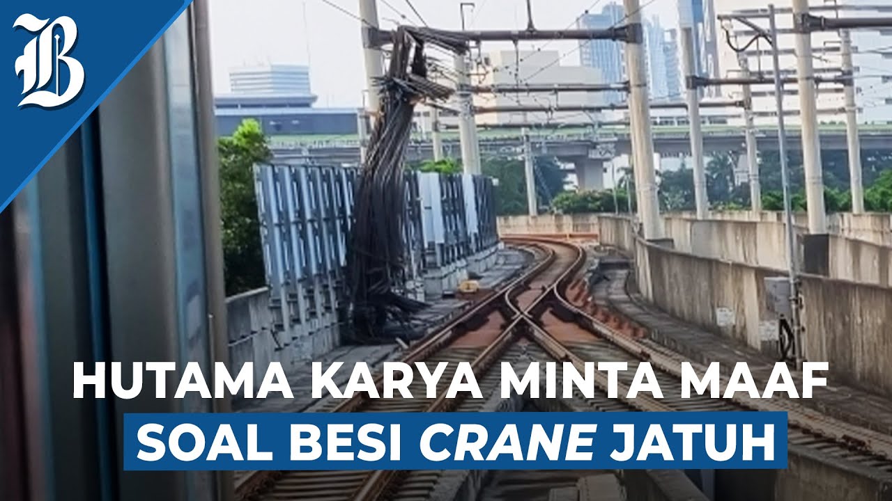 Besi Crane Tiba-tiba Jatuh di Jalur MRT Jakarta, Operasional Disetop ...