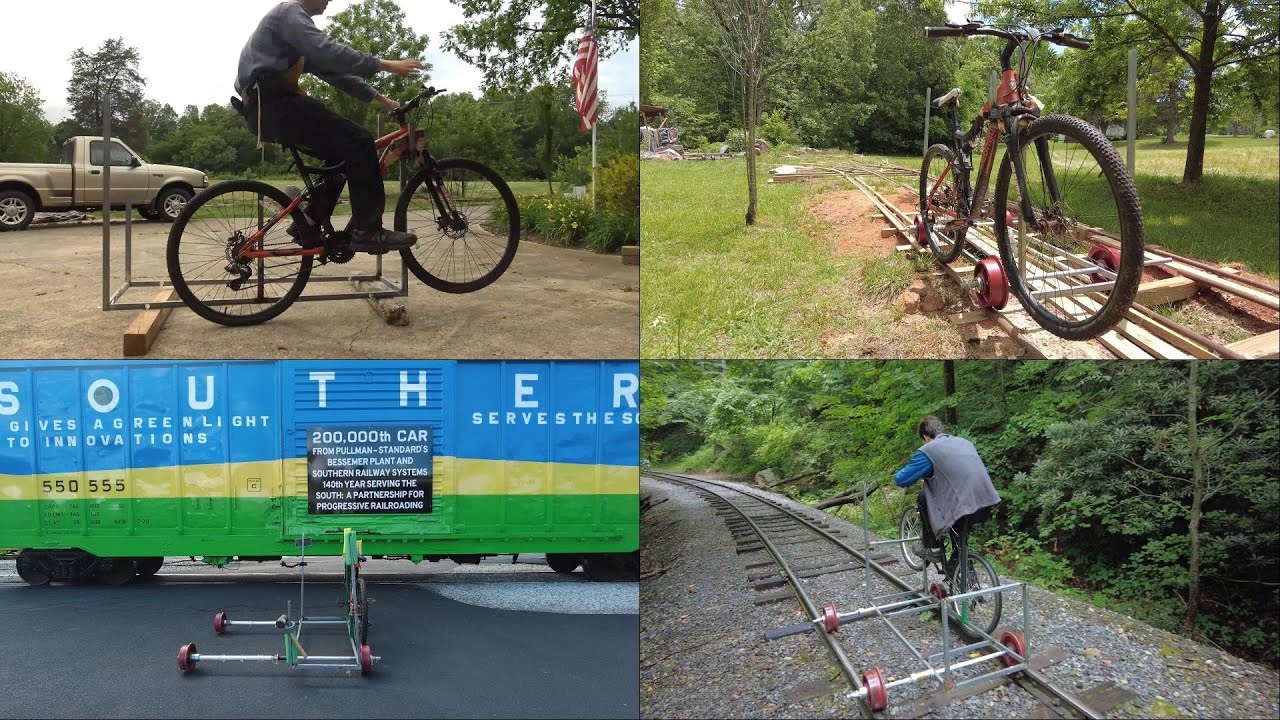 Multi Gauge Rail Bike Cart Build And Testing - YouTube