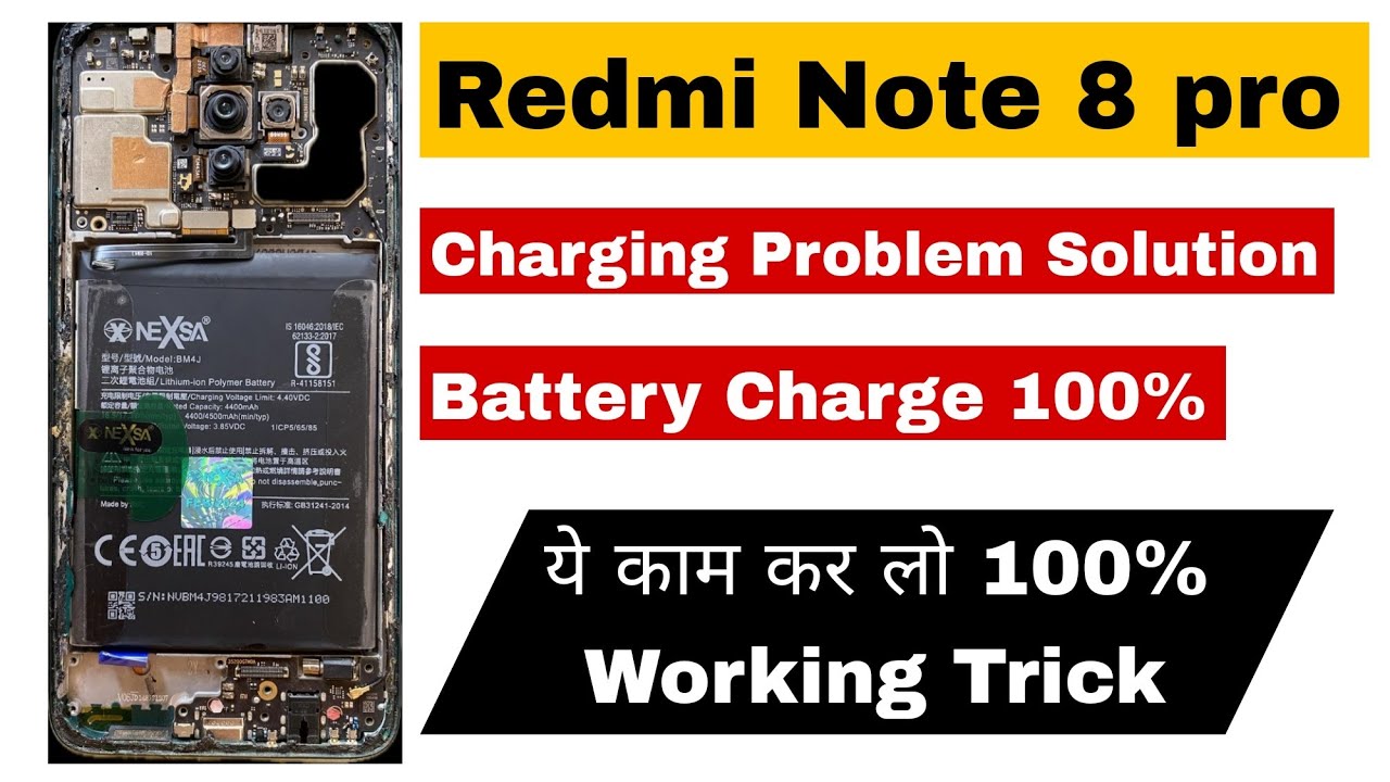 Redmi note 8 pro charging jumper | Redmi note 8 pro charging problem ...