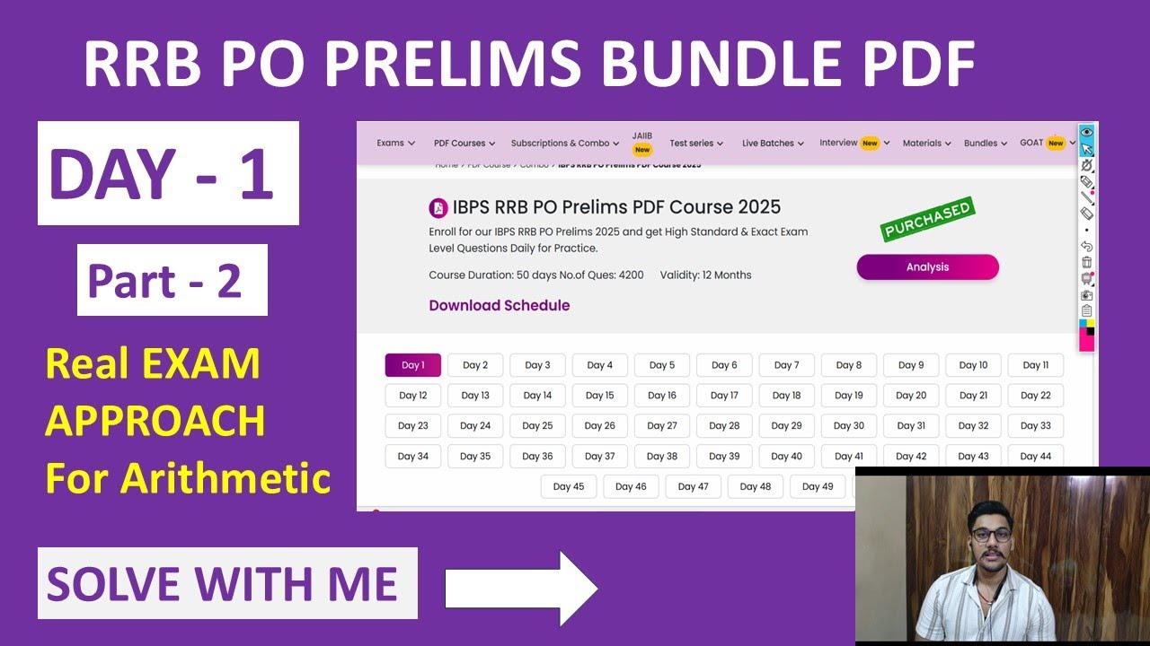 RRB PO BUNDLE PDF GUIDELY QUANT DAY - 1 || FASTEST APPROACH FOR ...