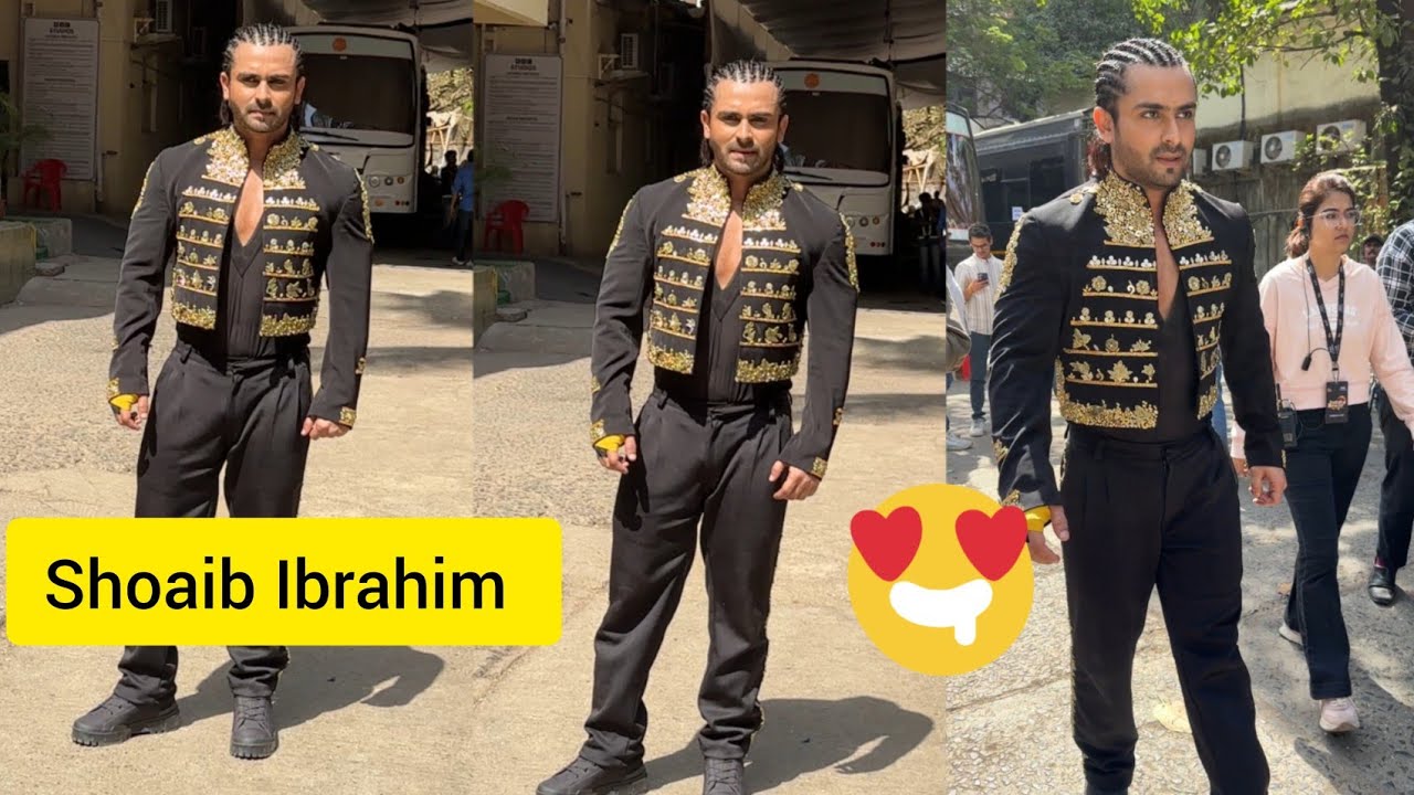 Shoaib Ibrahim Looking Handsome 😍 At Jhalak dikhla ja 11 Set in Mumbai ...