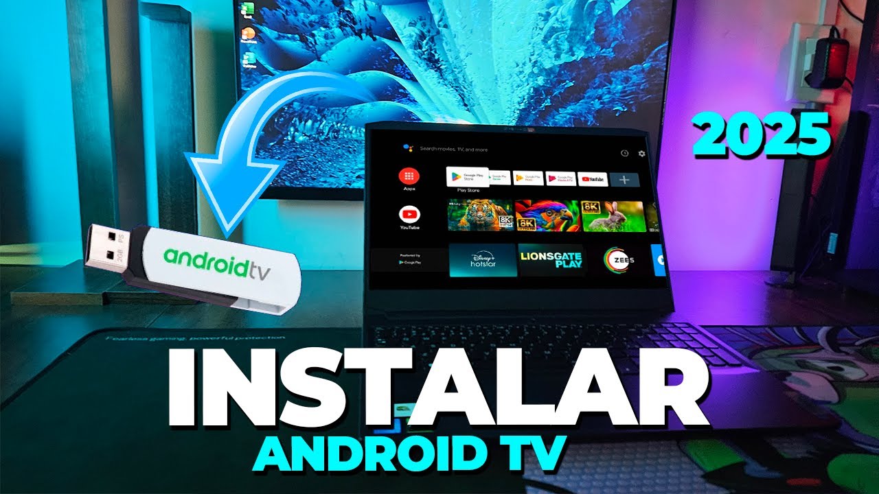 Como Instalar Android TV Em Um Unidade USB - NOVA Versão 2025 - YouTube