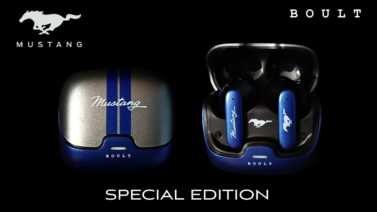 BOULT x Mustang | Special Edition Earbuds | Unboxing - YouTube