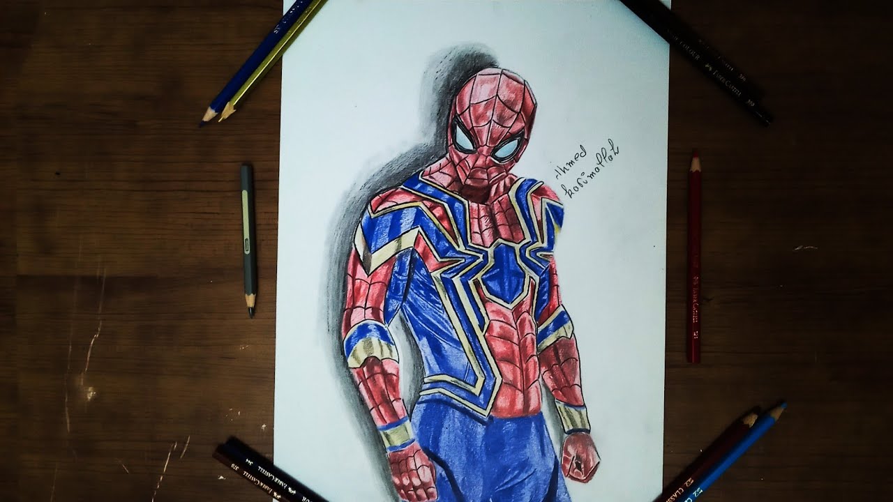 How To Draw Spider-Man Step by Step for beginners - YouTube