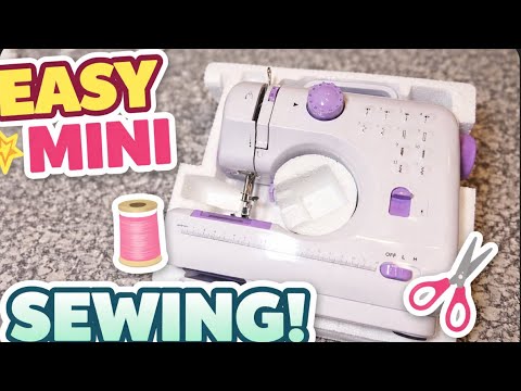 How to set up and use Mini Sewing Machine, Multifunctional Model UFR ...
