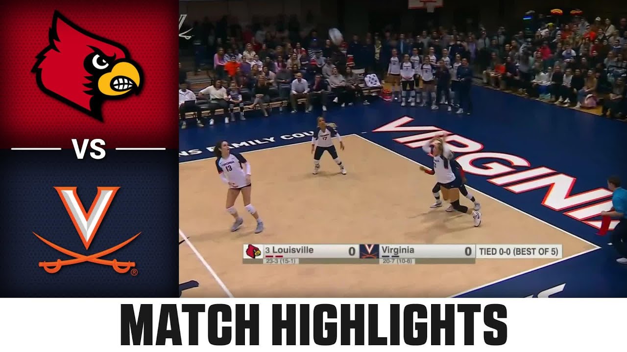 Louisville vs. Virginia Match Highlights | 2024 ACC Volleyball - YouTube