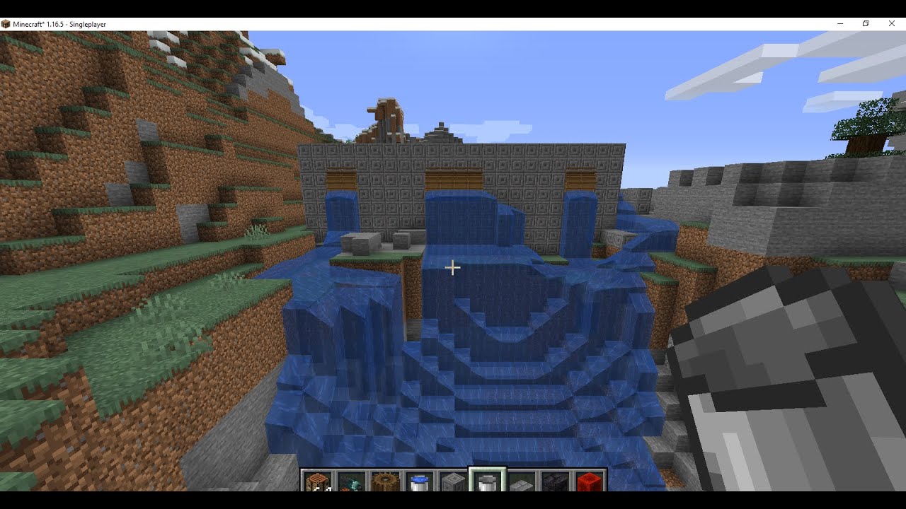 How to Make A Dam In Minecraft (Create Mod) - YouTube