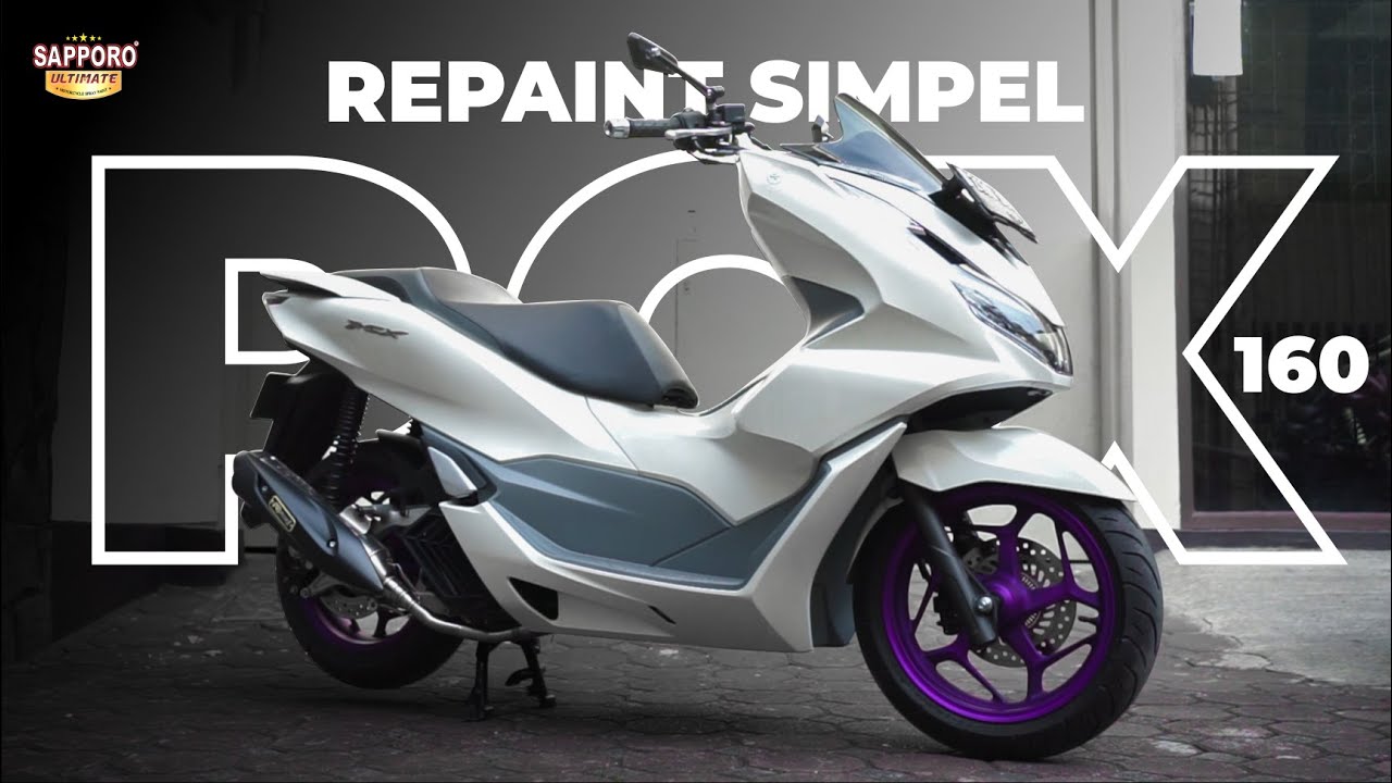 REPAINT SIMPEL HONDA PCX 160 | SAPPORO ULTIMATE - YouTube