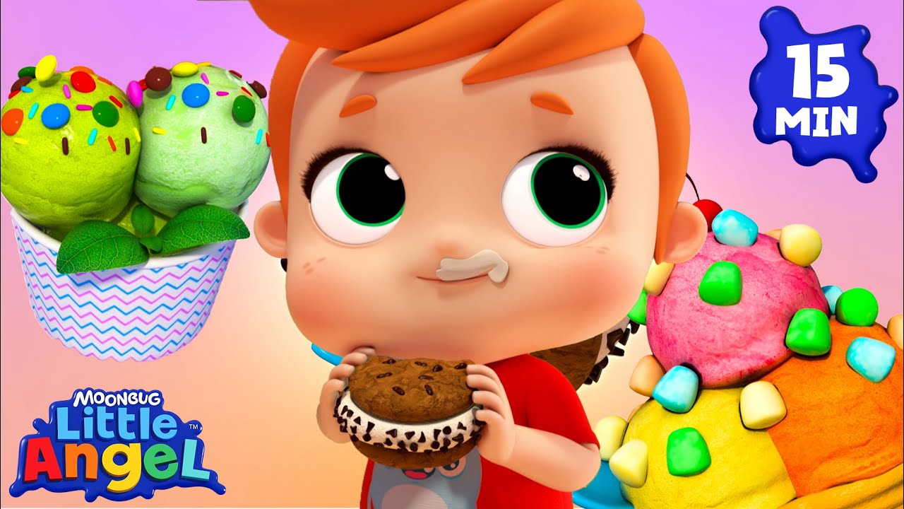 Yummy Yummy Ice Cream In The Park | Little Angel - Sports & Games ...