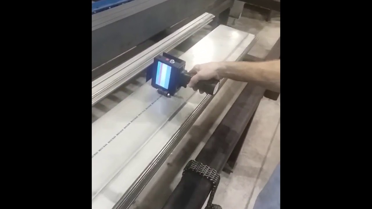 Meenjet M6 Handheld Printer Inkjet Coding on Metal - Repeat Print ...