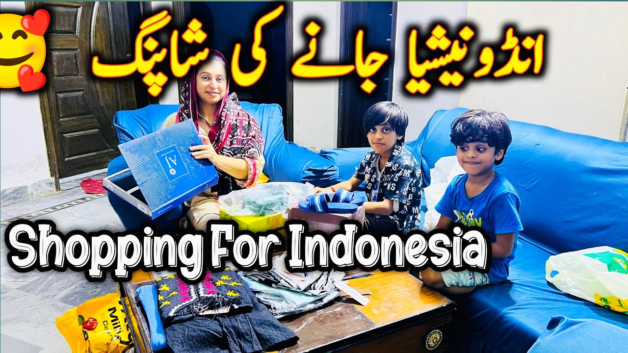 Exciting Shopping Haul Indonesia Adventure Prep Begins! | Mintoo Family Vlogs" - YouTube