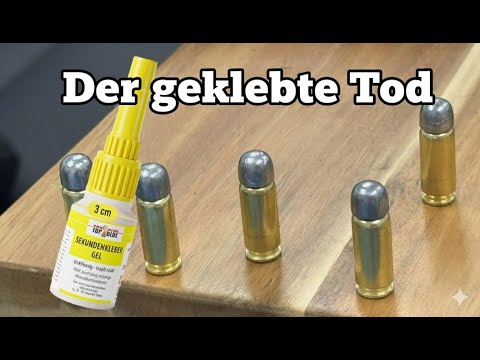Scharfe Patrone: 9mm PAK + Bleigeschoss!