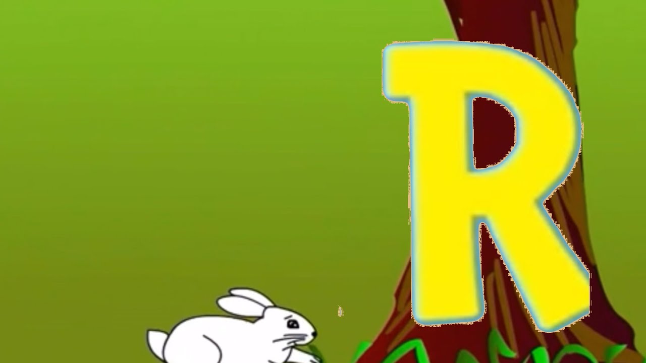 Learn ABC “R” is for Rabbit and Rain Alphabets for Kids - YouTube