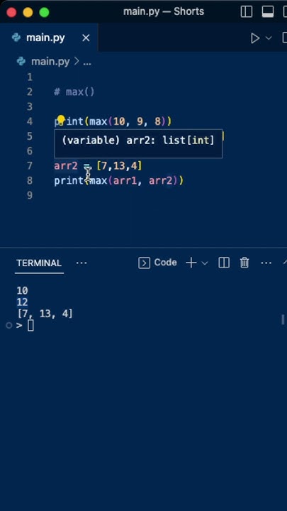 Useful Python Tip Get Most Frequent Value From An Array Python Pythonprogramming Youtube