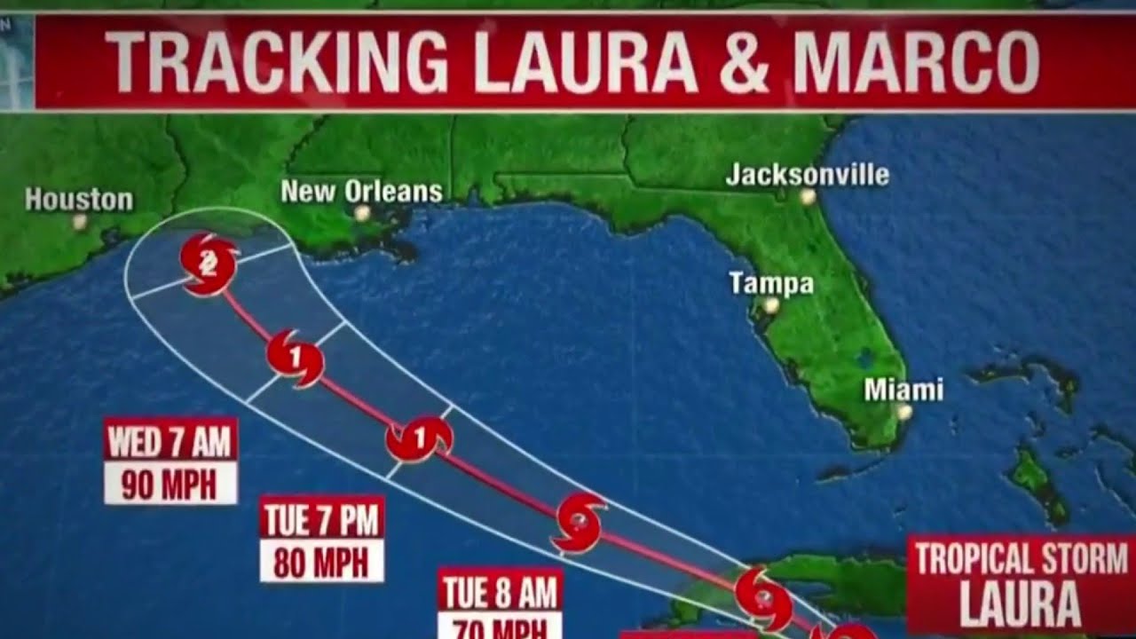 Tropical Storm Laura headed for Houston area - YouTube