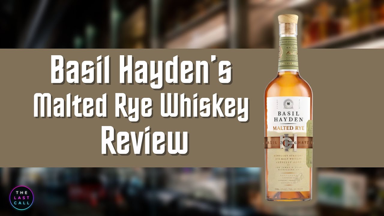 Basil Hayden Malted Rye Whiskey Review! - YouTube
