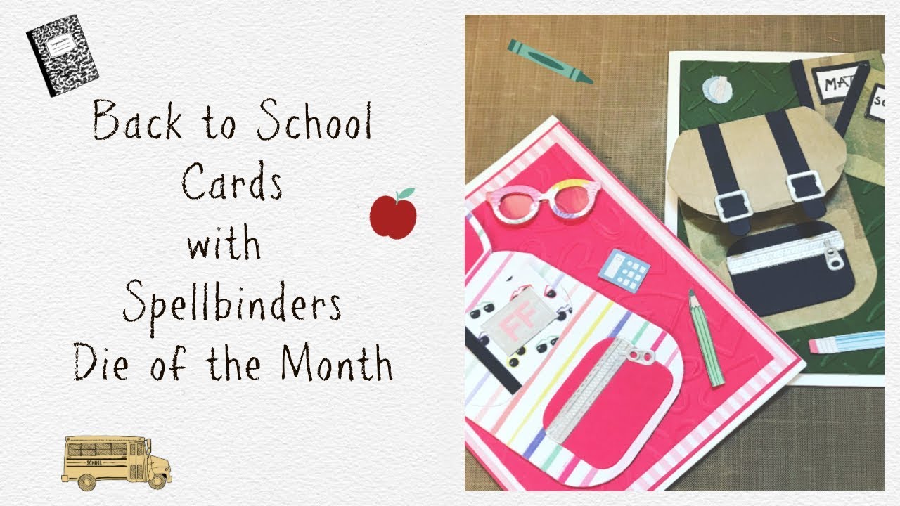 Fun Back to School Cards - YouTube