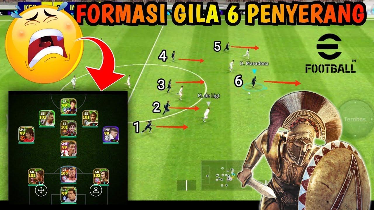 UDAH KAYAK PASUKAN PER4NG 😂 REVIEW RACIKAN FORMASI GILA 334 | eFootball ...