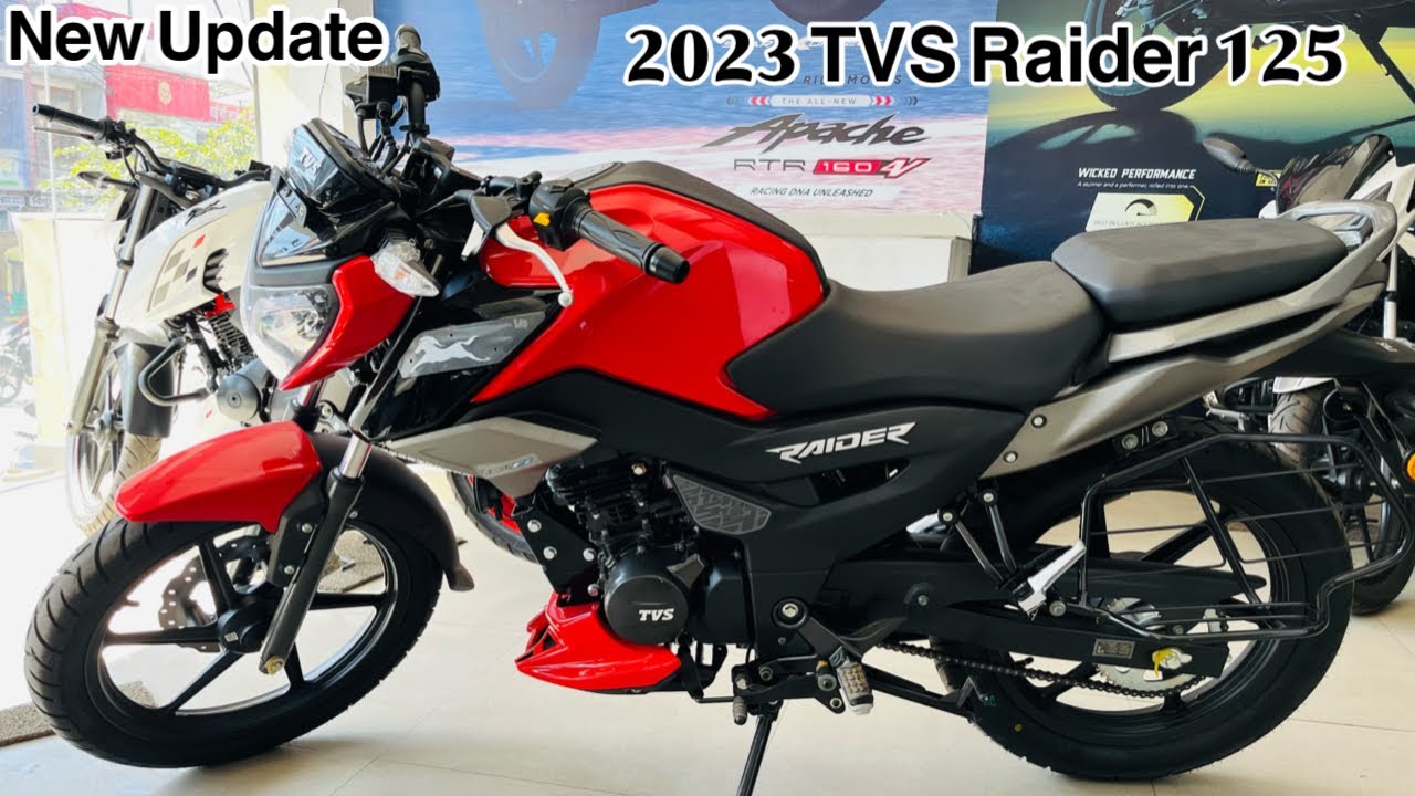 TVS Raider 125 2023 Model~New Update ~On Road Price~New Feature~Exhaust ...