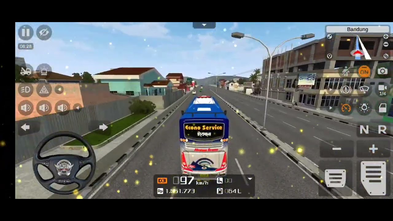 BUSSID Econo service 1st bus new skin । BD_Bus_Lover । Skin_By_VIP ...