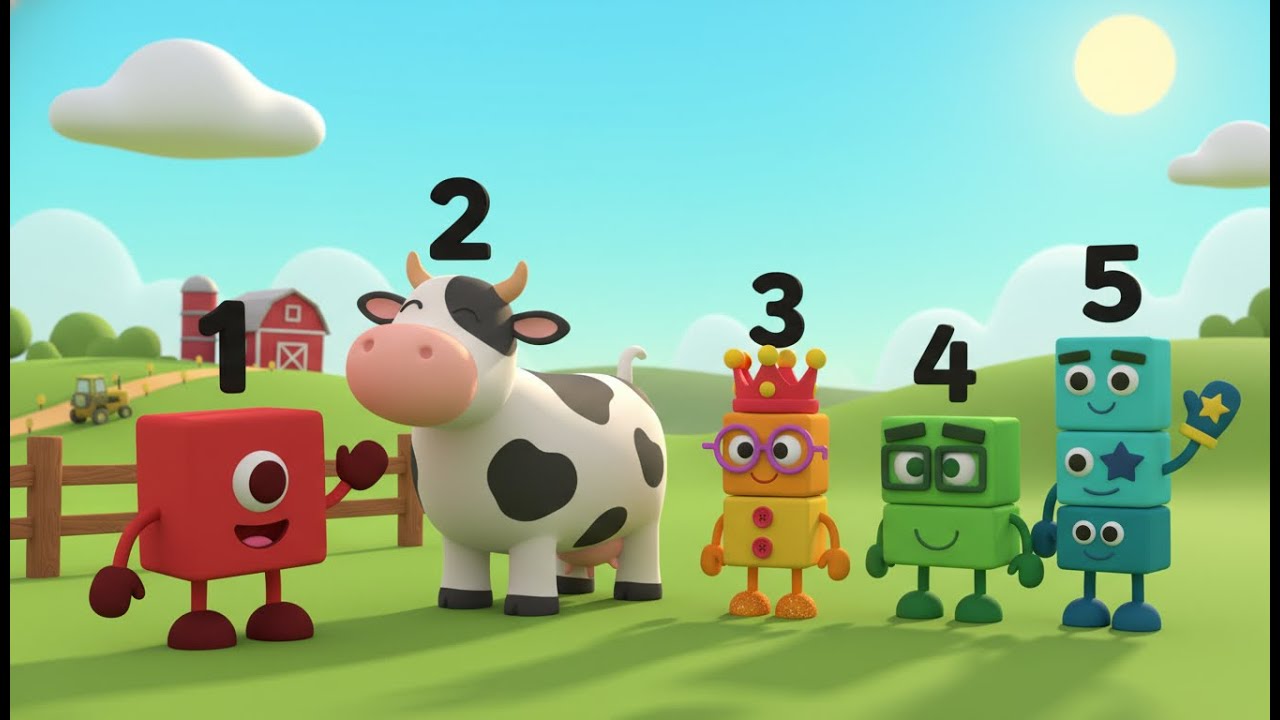 Old MacDonald's 4D Farm Animal Sounds & Counting for Kids 3D Nursery ...