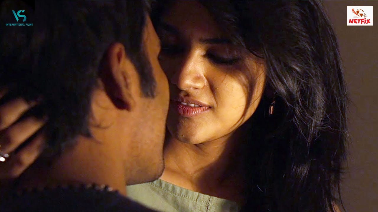 Megha Akash Cute Romane Scene 💘💞| Danush | Love Story | #meghaakash # ...