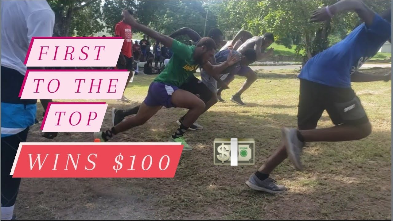 FIRST TO THE TOP WINS $100 DOLLARS 💵 100M ON THE HILL - YouTube