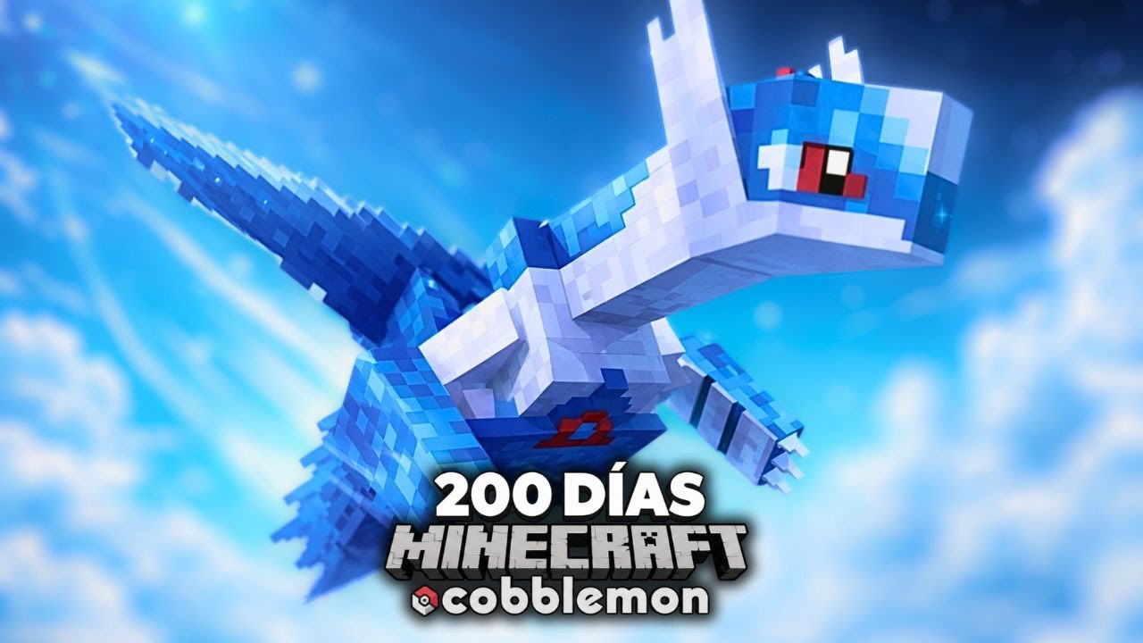 Sobreviví 200 DÍAS usando SOLO Pokémon de TIPO DRAGON en Cobblemon ...